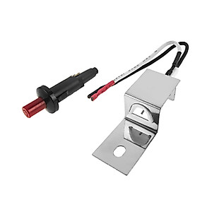 80462 Gas Grill Replacement Ignitor Kit for Weber Q100 Q200 Gas Grills, Push Button Ignitor fire Starter