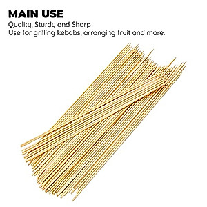 GOOD LIVING 12-Inch Bamboo Skewers for Fruit, BBQ, Shrimp, Vegetables and More, 1-Pack (100 Skewers)