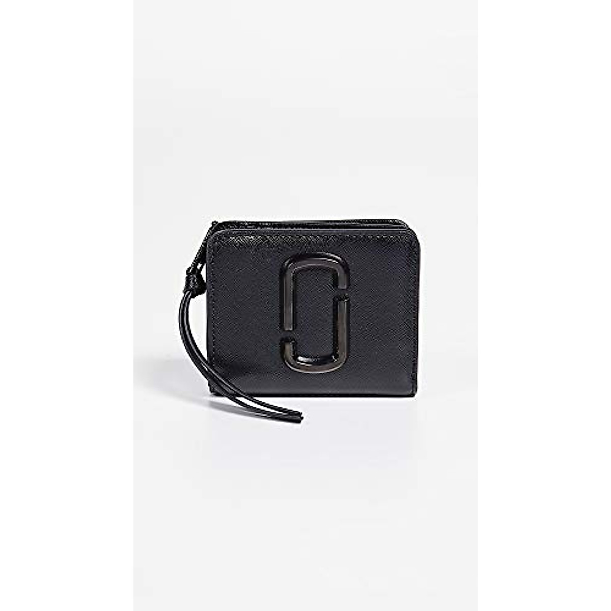 Marc Jacobs Women's The Snapshot DTM Mini Compact Wallet, Black, One Size