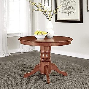 Cottage Oak 42" Round Pedestal Dining Table by Home Styles