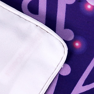 ARIGHTEX Iridescent Pink Purple Blue Mandala Duvet Cover 3 Pcs Boho Bedding Set Girly Duvet Cover (Twin)