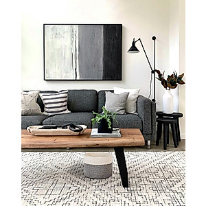 Small Baskets, Cotton Rope Woven Basket, Cute Mini Storage Baskets, Decorative Boho Basket for Nursery Living Room Bedroom, Dark Grey