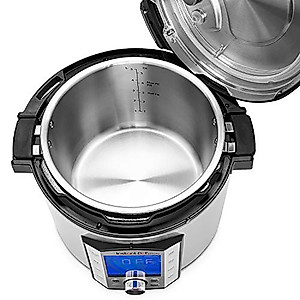 Instant Pot Stainless Steel Inner Cooking Pot with Handles, 6-Qt, Polished Surface, Rice Cooker, Stainless Steel Cooking Pot, Use with 6-Qt Duo Evo ,Pro & Pro Crisp