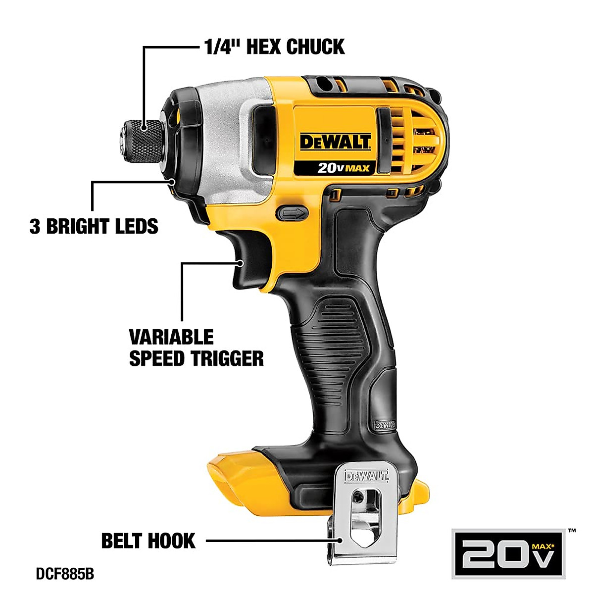 DEWALT 20V MAX Power Tool Combo Kit, 6-Tool Cordless Power Tool Set with Battery and Charger (DCK661D1M1)
