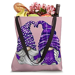 Purple Gnome Spring Aesthetic For Women And Summer Lavender Tote Bag