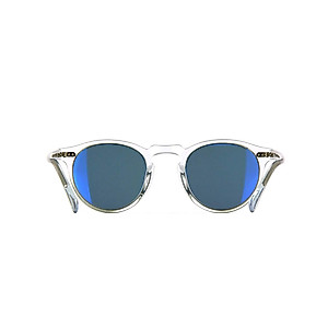 Oliver Peoples Gregory Peck, Crystal/Indigo Photochromic 1101r8, Size Medium