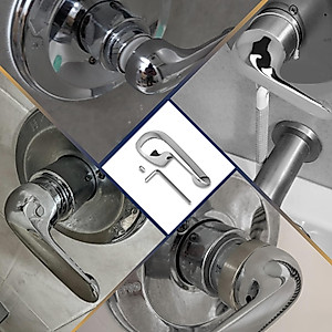 H79 Single Metal Lever Handle Kit - Chrome Finish Compatible with Delta 1300/1400 Series H79 Handle Replacement Part for Delta Tub with Ease- Bathroom Accessories Chrome