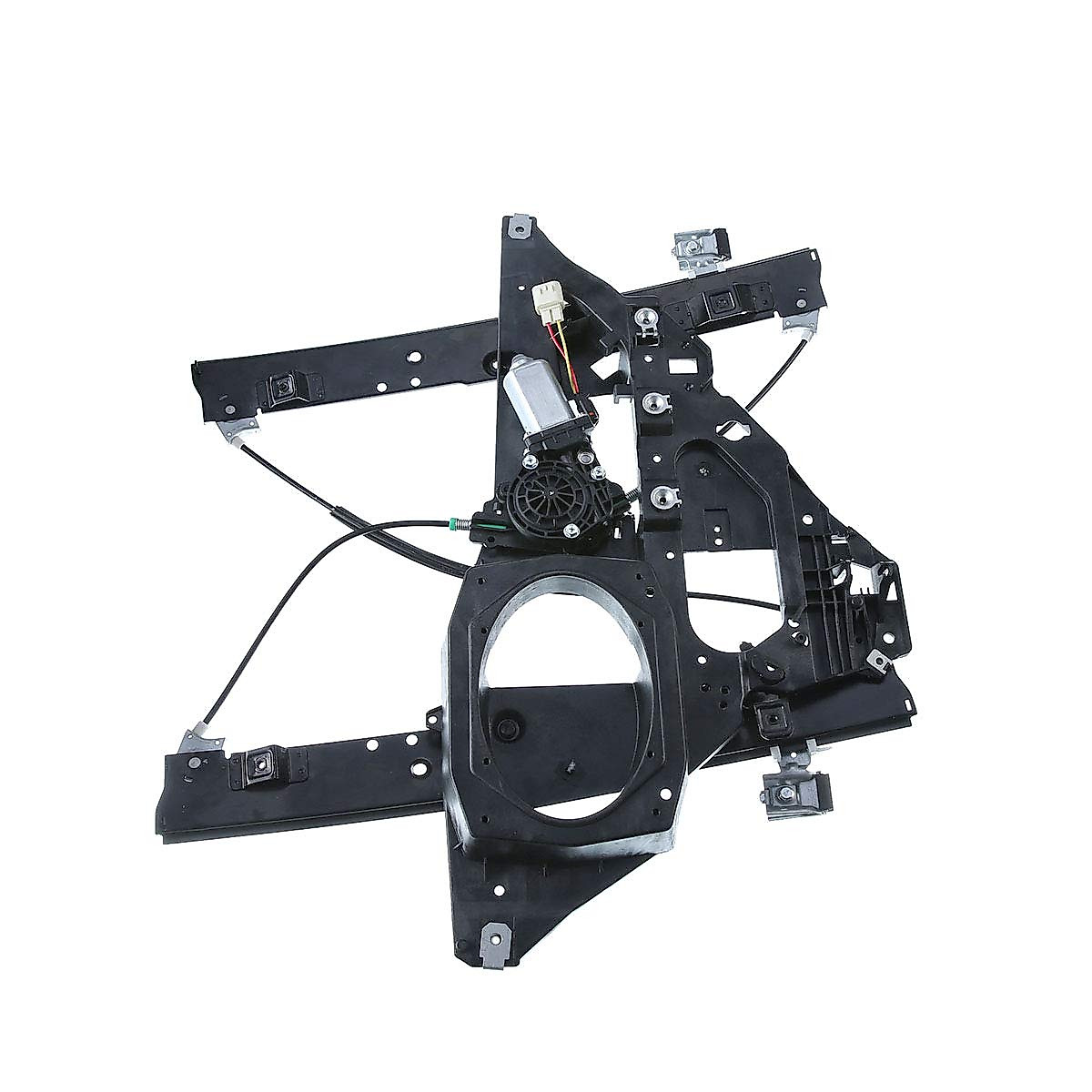 YHTAUTO Front Power Window Regulator Driver Side with 2-Pin Motor Assembly and Interior Door Panel for Ford Expedition & Lincoln Navigator 2007-2017, Sport Utility