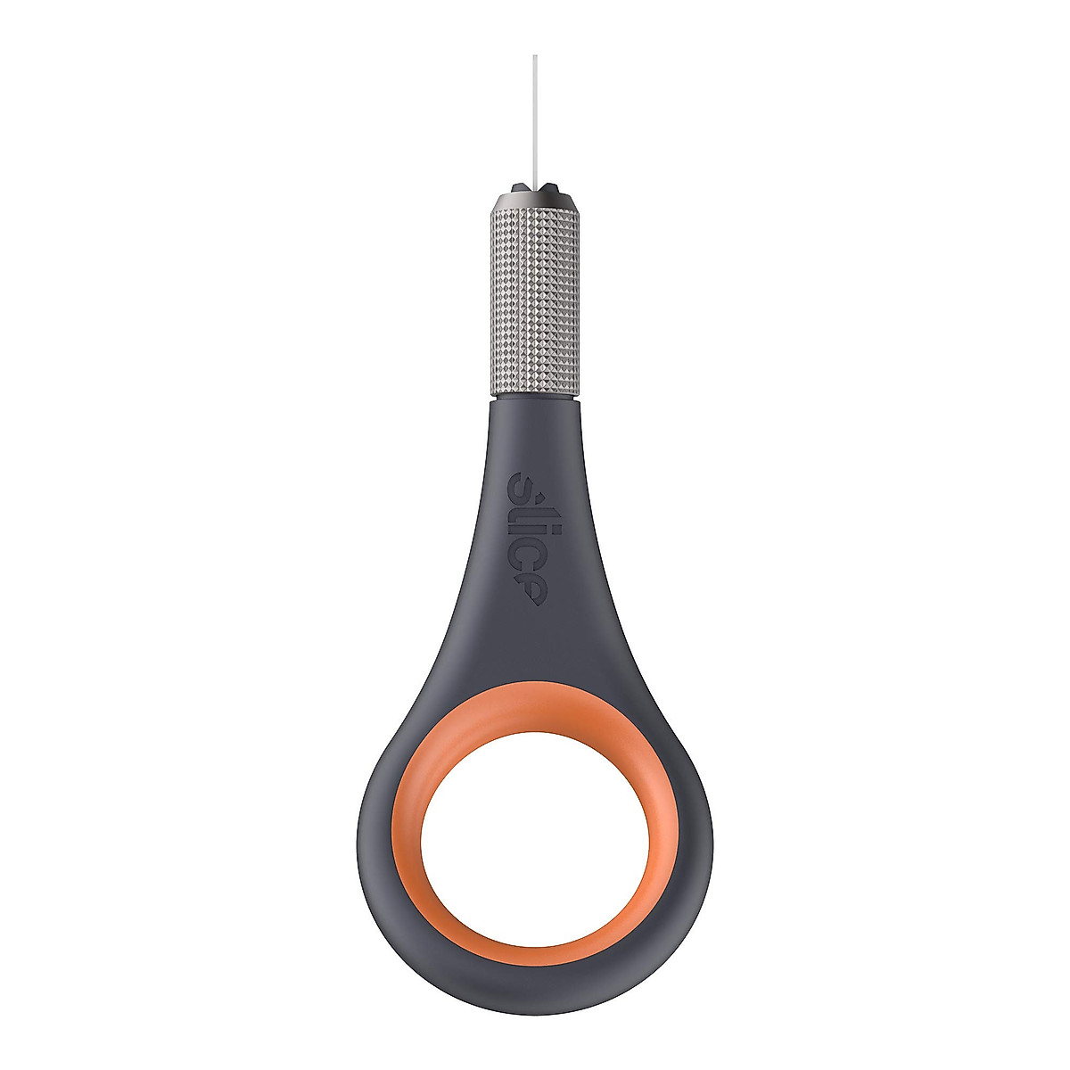 Slice 10580 Precision Knife, Unique Handle with Finger Grip, Precise Control, Detailed Cuts, Finger Friendly, Lasts 11x Long as Stainless Steel , Black