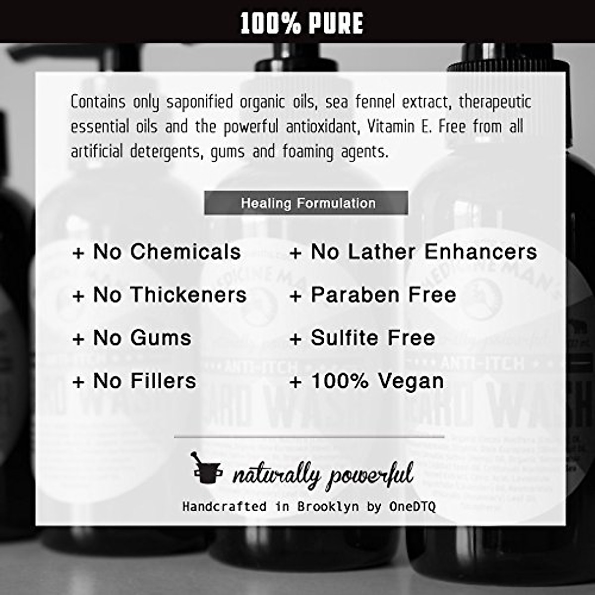 OneDTQ Medicine Man's Itchy Beard Wash 4,7 FL OZ