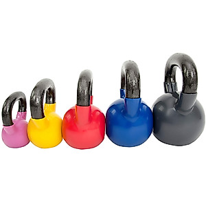 Sunny Health & Fitness Sunny Vinyl Coated Kettlebell (20-Pound)