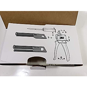 3M Scotch-Weld EPX Plus II Applicator #01001, 2 Plunger for 48mL & 50mL, 1 Applicator