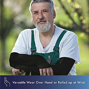 Kinship Comfort Brands Arm Sleeves Skin Protectors safe from Abrasions Bruising Thin Skin Tears & Sun | 1 Pair