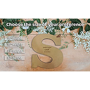 Wood Letter Wedding Guestbook | Personalized Wedding Sign | Modern Wedding Decor | Guest Book Alternative | Event Sign in