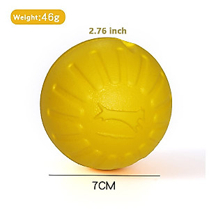 JONGLYEE Foam Dog Ball - Interactive Pet Toy for Fun Fetch, Tug, Shake, and Chew - Training Toy for Dogs and Puppies - Dental Teething Toy -Suitable for Medium or Large Dog