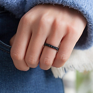 ThunderFit Thin Silicone Wedding Rings for Women, Triangle Diamond Stackable Rubber Engagement Bands 2.8mm Wide 2mm Thick - 1/4/8 Variety Multipack