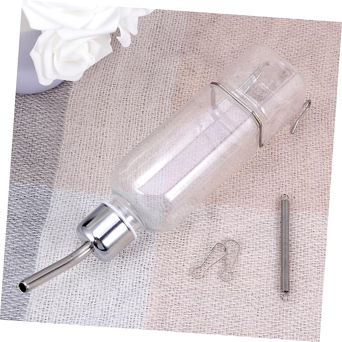 HEALEEP Automatic Watering Bottle for Pet Hanging Feeder Dispenser for Rabbit Cat Bird Pet Supplies Ball Touch Design Large Size