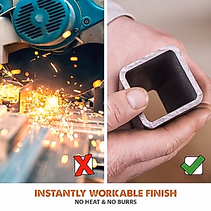 Evolution Power Tools R355CPS 14-Inch Chop Saw Multi Purpose, Multi-Material Cutting Cuts Metal, Plastic, Wood & More Miter Cut up to 45˚ Degrees TCT Blade Included