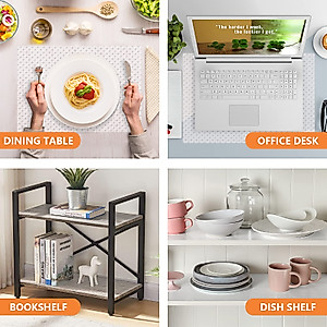 Shelf Liners for Kitchen Cabinets Refrigerator Liners Waterproof & Oil-Proof Kitchen Cupboard Liner Non-Slip Drawer Mats EVA Material Non Adhesive Fridge Liner for Shelves