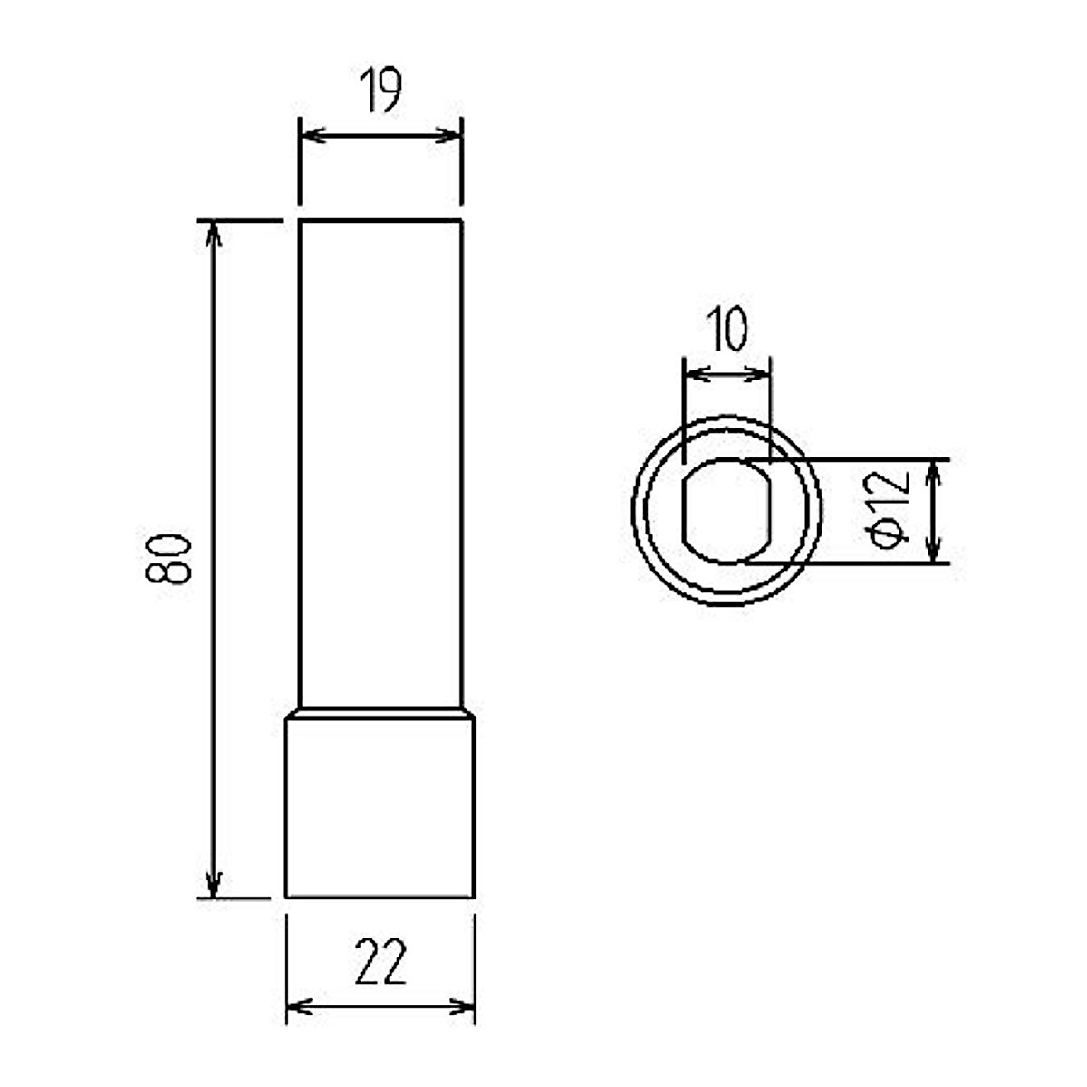Compatible for 3PC 1/2 Triangular Multi-Toothed Socket and Tool Nuts for Bosch Fuse Board Injection Pump Diesel