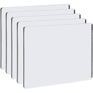 Bright Creations Acrylic Mirror Sheets, Shatter Resistant (3mm, 6 x 4 in, 5 Pack)