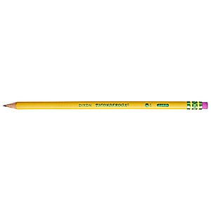 TICONDEROGA Pencils, Wood-Cased, Pre-Sharpened, Graphite #2 HB Soft, Yellow, 30-Pack (X13830)