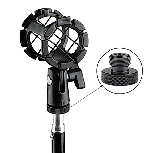 CAMVATE 1/4"-20 Female To 5/8"-27 Male Microphone Screw(2 Pieces) - 1959