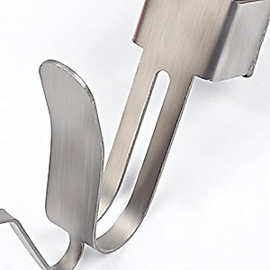 Gadpiparty Waist Tool Rack Waist Hanging Rack Utility Pouch Garage Tool Hooks Hangers Waist Tool Bag Tool Carrying Rack Electric Mounting Pole Garage Hooks Heavy Duty Stainless Steel Silver