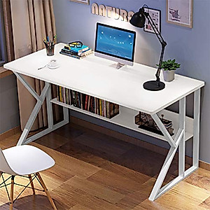 Computer Desk,Simple Home Desk Student Writing Desktop Desk Study Writing Table, Modern Simple Style Computer Desk,Office Desk Modern Simple Study Desk Laptop Table for Home Office