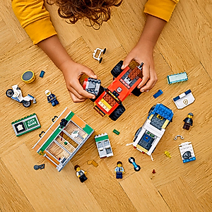 LEGO City Police Monster Truck Heist 60245 Police Toy, Cool Building Set for Kids (362 Pieces)