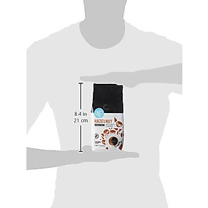 Amazon Brand - Happy Belly Hazelnut Flavored Ground Coffee, Medium Roast, 12 Ounce