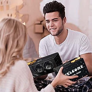 CALATOUR Set Of 2 Midnight Skull Coffee Large Mugs With Skull Spoons In Gift Box,Cute Halloween Spooky Witch Gifts Goth Decor Cool Novelty Tea Cups,21oz/620ml Porcelain(Midnight Black)