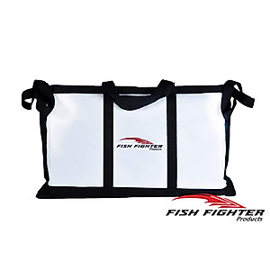 Fish Fighter 48 Inch Insulated Fish Bag, Kill Bag, Fishing Cooler, Easy to Clean & Take With You On The Boat or Shore