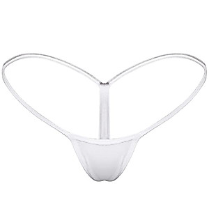 Mbotnee Women's G-Strings Micro Thongs Tiny Panties Underwear (5-packs Multicolors, Medium)