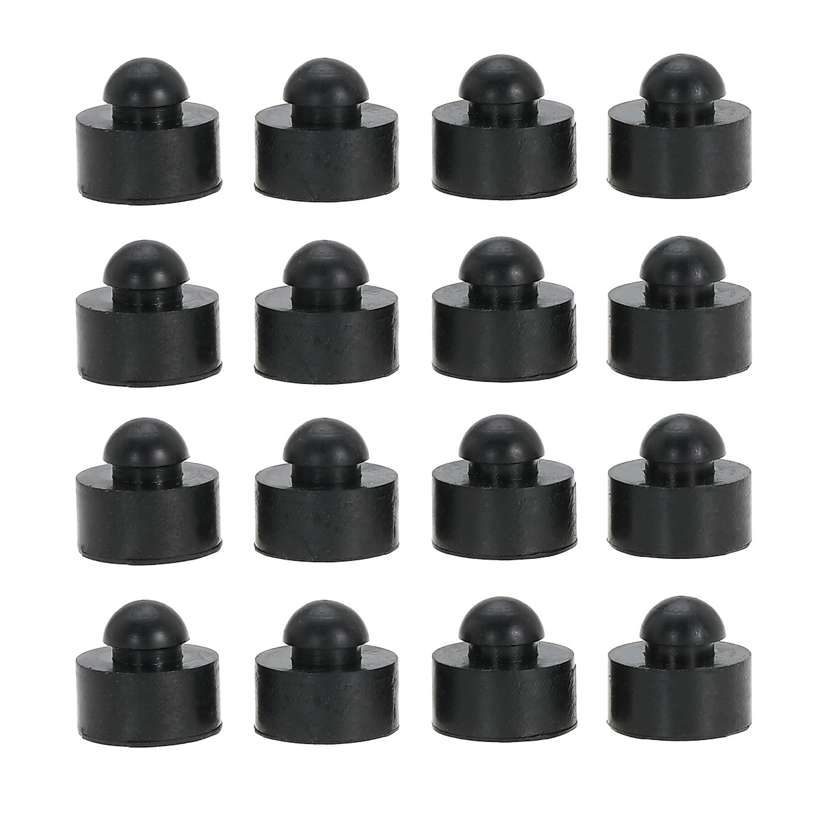 1/4" Push-in Bumper Feet Crock Pot Rubber Bumpers Replacement for Blackstone Grill Griddle Crock Pots 16pcs