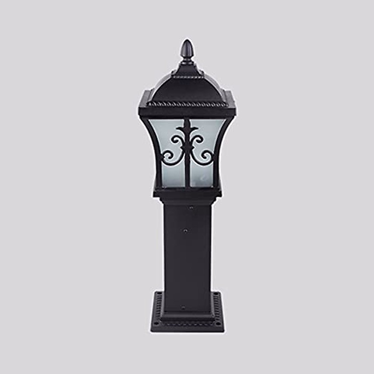 Enlylyog Fashionable Modern Solar Lawn Lamp, Outdoor European Style Home Garden Lamp, Park Landscape Lamp, Antique Garden Waterproof Lawn Lamp