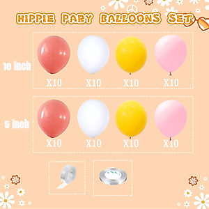 Two Groovy Party Decorations, Two Groovy Birthday Decorations, Groovy Balloon Arch, Backdrop, Two Groovy Cake Topper for Hippie Second Birthday Party Decorations, Girl’s 2nd Birthday