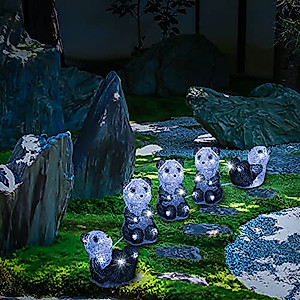 Anycosy LED Panda Lights, 8FT 5 Panda Decor Lights, for Patio Fence Garden Birthday Party Indoor Outdoor Decoration (Panda)
