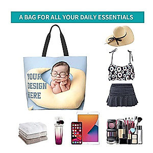 Custom tote bag Personalized Tote Bag Add Your Text Add Your Name Your Text Custom Tote Bag Custom Handbag Reusable for Women Girl