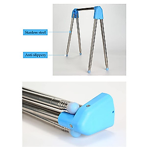 Portable Garment Rack Extra Compact and Lightweight, Foldable Mini Drying Clothe Rack for Travel, Camping, Laundry, Dance, Indoor, Outdoor (Regular)