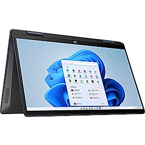 HP Pavilion 2-in-1 14" FHD IPS Touch-Screen Laptop | 12th Generation Intel Core i3-1215U（ Beat i5-10210U） | 8GB RAM | 512GB SSD | Windows 11 Home in S Mode | Blue | with USB3.0 HUB Bundle