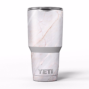 Design Skinz Slate Marble Surface V14 - Skin Decal Vinyl Wrap Kit Compatible with The Yeti Rambler Cooler Tumbler Cups