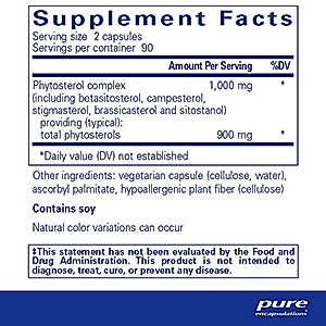 Pure Encapsulations CholestePure | Supplement to Support Cardiovascular Health, Enzyme Function, and Lipid Metabolism* | 180 Capsules