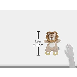 Zocita Baby Snuggle Plush Teether, Soothe Cuddly Teethe Toy(Lion)