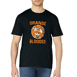 Tennessee Fan Orange Blooded Vol Sports Fan State Flag TN T-Shirt