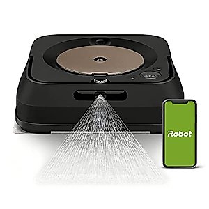 iRobot Braava jet m6 (6012) Ultimate Robot Mop- Wi-Fi Connected, Precision Jet Spray, Smart Mapping, Compatible with Alexa, Ideal for Multiple Rooms, Recharges and Resumes (Renewed)