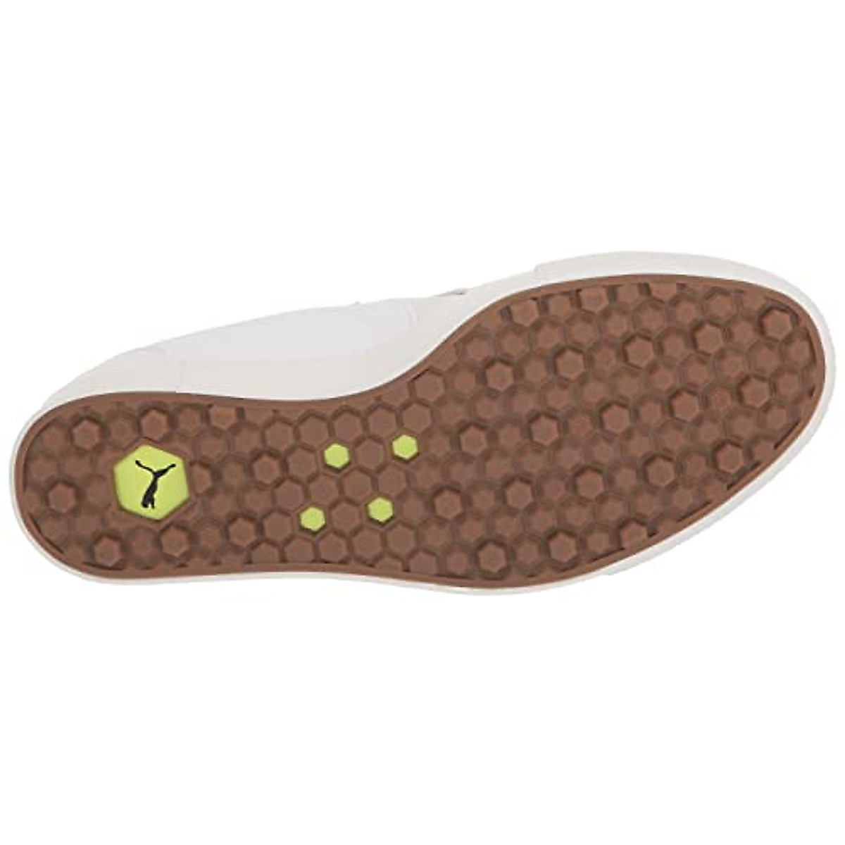 Puma Golf Women's Tustin Fusion Slip-ON Golf Shoe, Puma White-Puma White, 8