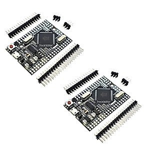 WSDMAVIS 2 Pcs MEGA 2560 Pro Embed CH340G ATMEGA2560-16AU USB Development Board Module Compatible for Arduino Mega 2560