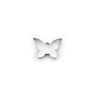 Darice Butterfly Cookie Cutter, STD, Silver