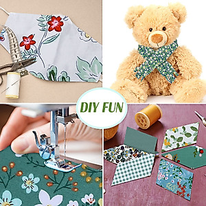 Moukeren 100 Pcs Floral Jelly Fabric Quilting Strips Colorful Cotton Fabric Patchwork Jelly Fabric Roll up 2.55 Inch Precut Plain Weave Fabric for DIY Craft Sewing(Cartoon)